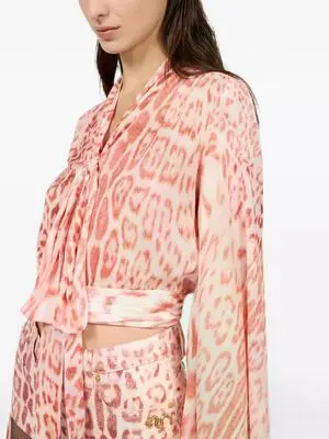 Roberto Cavalli Leopard-print Blouse