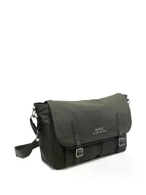 A.p.c. Archive Buckle Shoulder Bag - Green