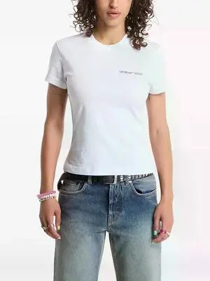 Off-White Logo-print Fitted T-shirt