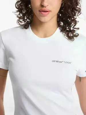 Off-White Logo-print Fitted T-shirt