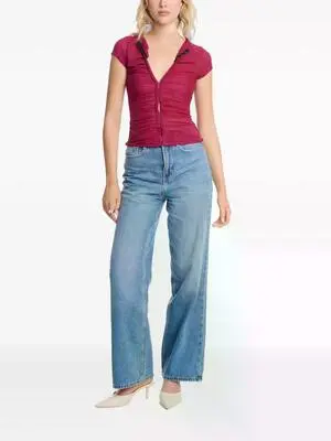 AXEL 113 Gia Ruched Cut-out T-shirt