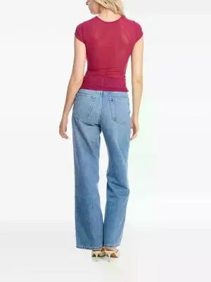 AXEL 113 Gia Ruched Cut-out T-shirt
