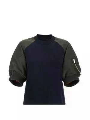 Sacai Raglan-sleeve T-shirt