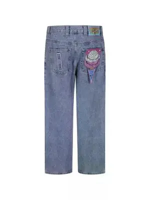 ICECREAM Running Dog Embroidered Jeans