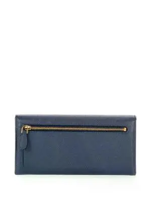 Prada Saffiano Flap Continental Wallet