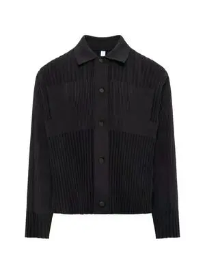 CFCL Fluted Texture Shirt-collar Cardigan
