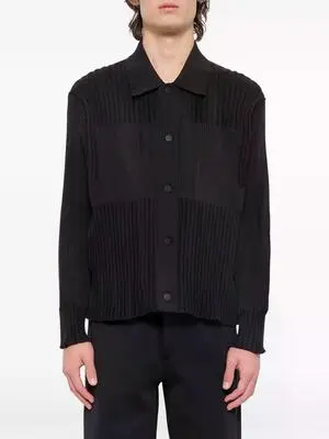 CFCL Fluted Texture Shirt-collar Cardigan