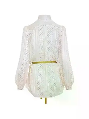Valentino Garavani Star-print Silk Blouse
