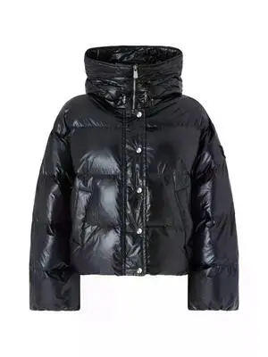 Pinko Impasto Padded High-neck Jacket - Black