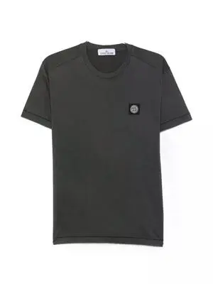 Stone Island Compass-patch Short-sleeve T-shirt - Grey