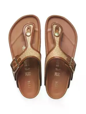 BIRKENSTOCK 1774 Gizeh Sandals - Brown