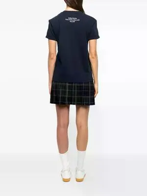 Zadig&Voltaire Strass-embellished Slogan Print T-shirt - Blue