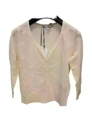 Marella Floral-embroidered V-neck Cardigan - Neutrals