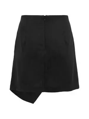 Elisabetta Franchi Knot Detail Asymmetric Mini Skirt