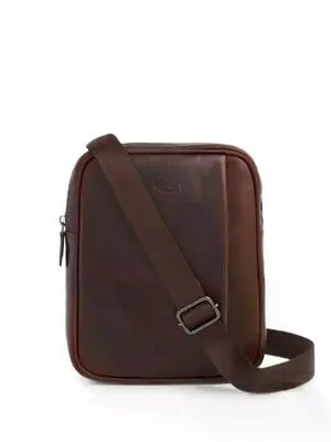 OSPREY Small Carter Logo-embossed Messenger Bag - Brown