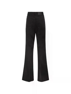 Sportmax Flared-leg Zip-detail Jeans