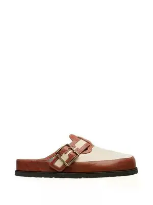 BIRKENSTOCK 1774 Boston Canvas Sandals - Neutrals