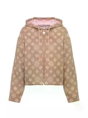 Casablanca Monogram Pattern Wool Hoodie