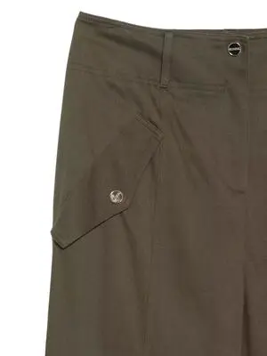 BLUGIRL Flap-pocket Button-detail Trousers