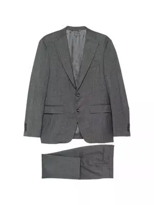 Canali Single-breasted Buttoned Suit - Grey