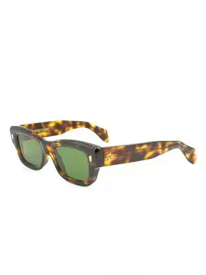 CUTLER & GROSS Tortoiseshell Square-frame Sunglasses