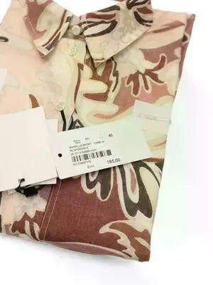 Marella Abstract-print Button-down Shirt
