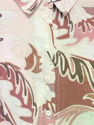 Marella Abstract Print Button-down Shirt