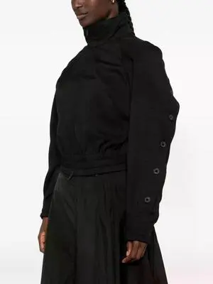 Y3 Button-detail Elasticated-waist Jacket