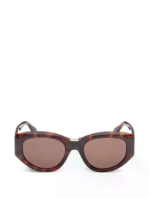 Max Mara Oval-frame Sunglasses - Brown