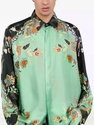 Roberto Cavalli Floral-print Shirt