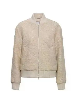Peserico Sequin-embellished Bouclé Jacket
