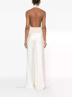 FRANCESCO MURANO Halterneck Draped-detail Top
