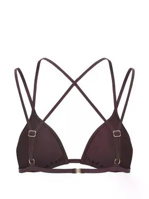 MAISON ANAMI Criss-cross Strap Bikini Top