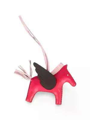 Hermès Rodeo Mm Pegasus Bag Charm - Red