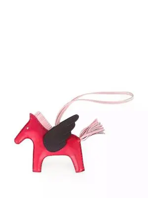Hermès Rodeo Mm Pegasus Bag Charm - Red