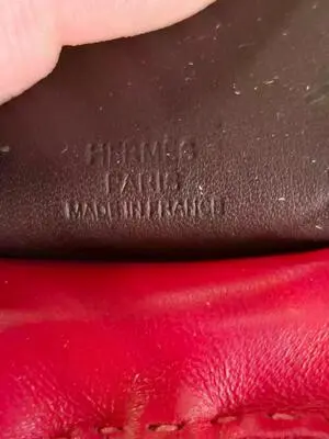Hermès Rodeo Mm Pegasus Bag Charm - Red