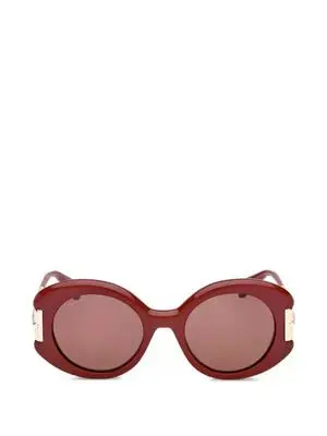 Max Mara Round-frame Sunglasses - Red