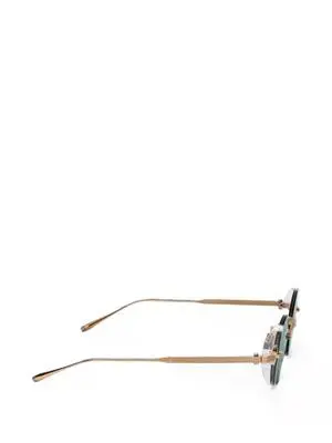 AKONI Jupiter Round-frame Sunglasses