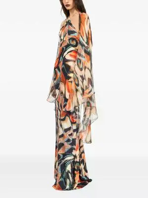Roberto Cavalli Open-back Maxi Dress - Black