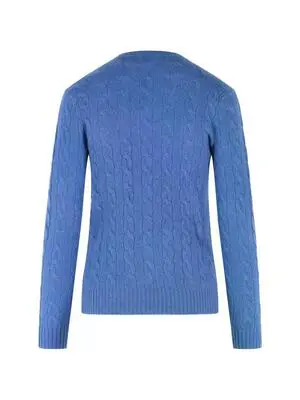 Polo Ralph Lauren Cable-knit V-neck Sweatshirt