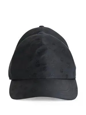 Alexander McQueen Skull Print Baseball Cap - Black