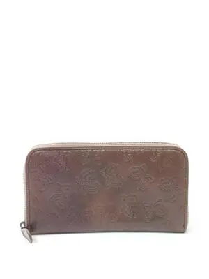 Bottega Veneta 2000s Butterfly-motif Wallet - Brown