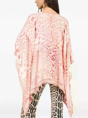 Roberto Cavalli Leopard-print Kaftan