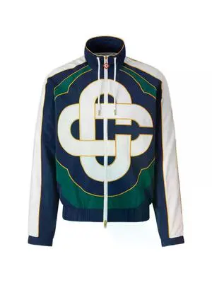 Casablanca Zip-fastening Logo-detail Jacket - Blue