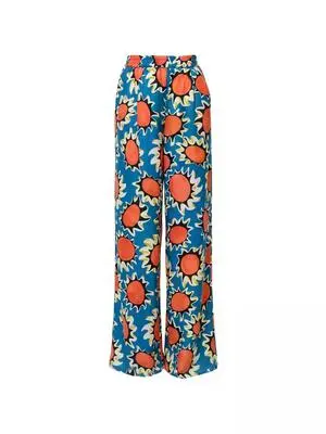 ODEEH Floral Print Palazzo Pants