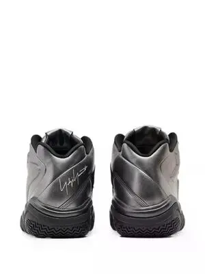 Y3 Megaball Sculptural Leather Sneakers