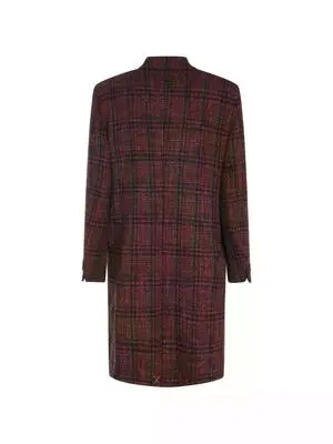 Etro Check-pattern Single-breasted Coat