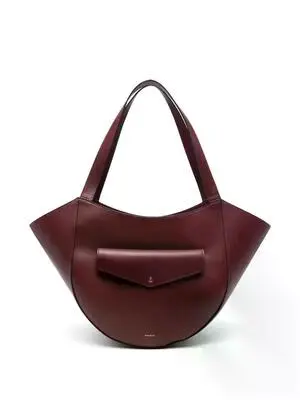 WANDLER Hortensia Slouch Tote Bag - Red