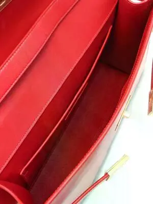Saint Laurent Manhattan Shoulder Bag - Red