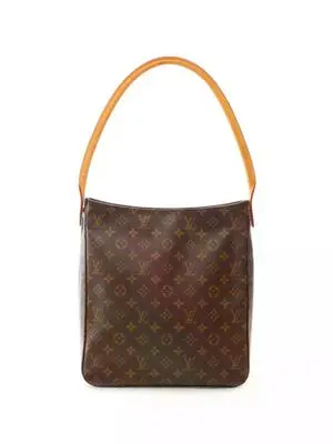 LOUIS VUITTON 2000 Gm Looping Monogram-pattern Shoulder Bag - Brown